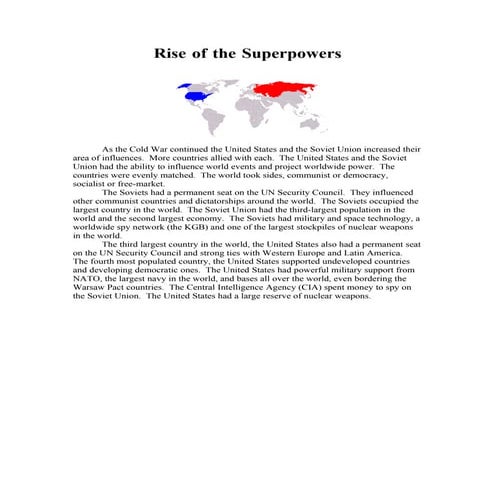 The Rise Of The Superpowers Station | DOC