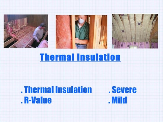 Thermal Insulation | PPT | Physics | Science