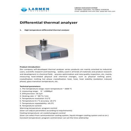 Thermal analysis | PDF