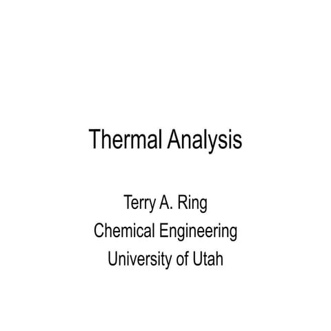 Thermal Analysis.ppt