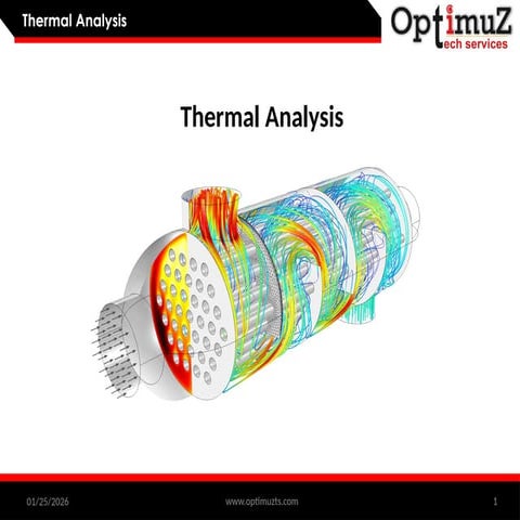 Thermal Analysis_FEA performed in ansys analysis software | PPTX