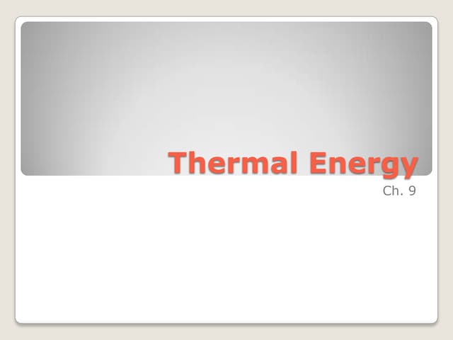 Specific heat capacity ppt | PPTX