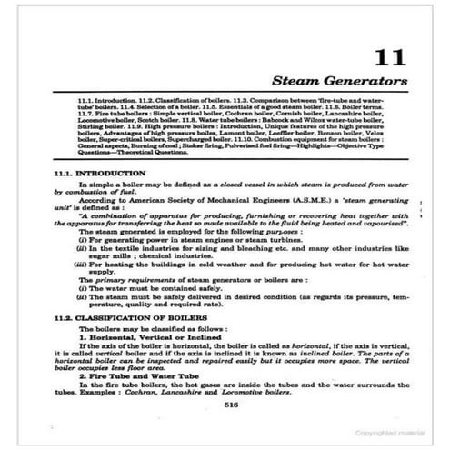 Thermal engineering by rk rajput chapter 11 | PDF