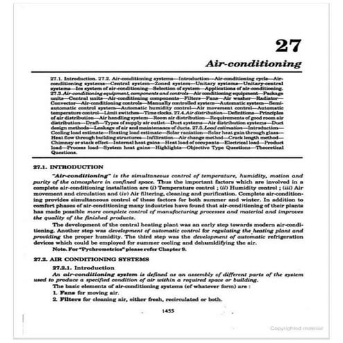 Thermal engineering by rk rajput chapter 27 | PDF