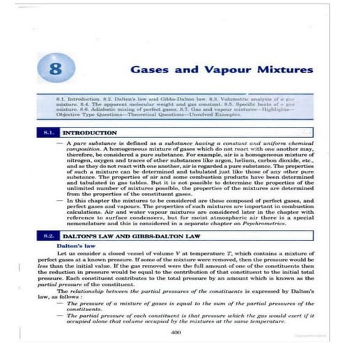 Thermal engineering by rk rajput chapter 8 | PDF