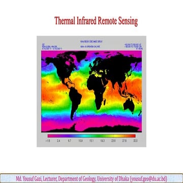 Thermal infrared remote sensing md. yousuf gazi | PPT