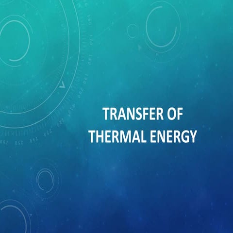 Thermal physics | PPT