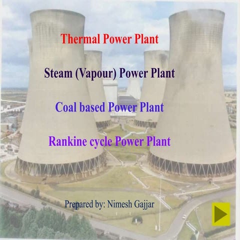 Thermal power plant | PPT