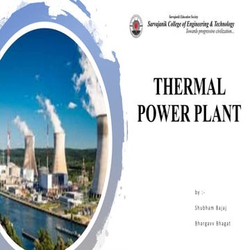 Thermal power Plant | PPTX