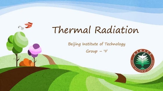 Radiation heat transfer | PPT