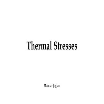 Thermal stresses easily explained for composite bars | PPTX