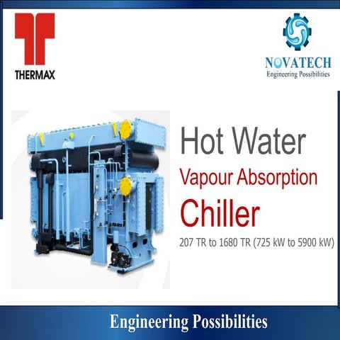 Hot Water Vapour Absorption Chiller | PDF