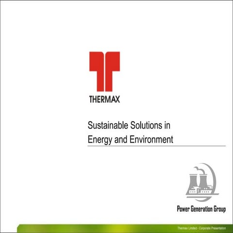 Thermax power generation group | PPT | Power and Energy Industry ...