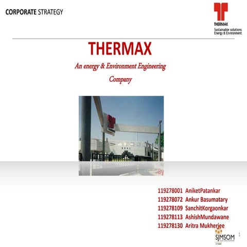 Thermax presentation | PPTX