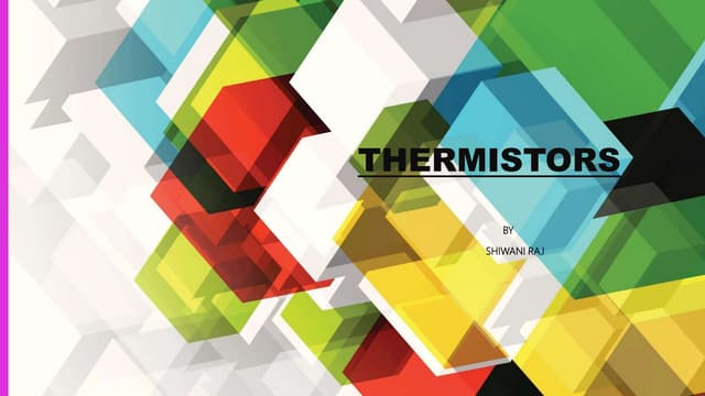 Thermistor | PPTX