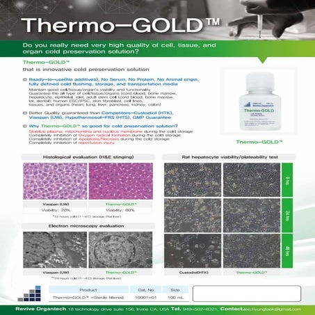 Thermo gold and cryo-gold brochure | PDF