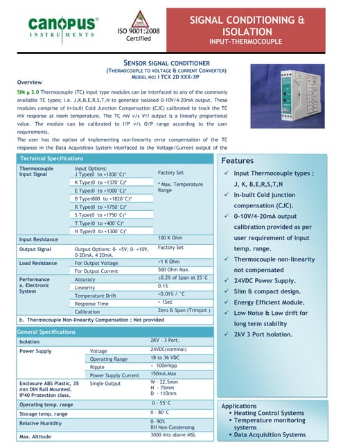 Process Control Instruments India Canopus Instruments Pdf