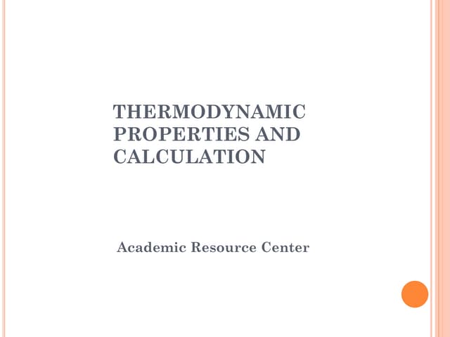 Unit 1 thermodynamic process | PPTX