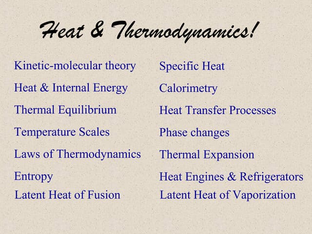 Presentation on heat and temperature | PPTX
