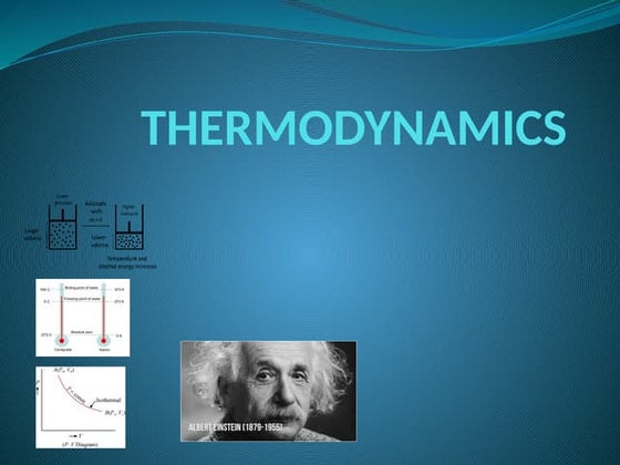 The first law of thermodynamics | PPTX
