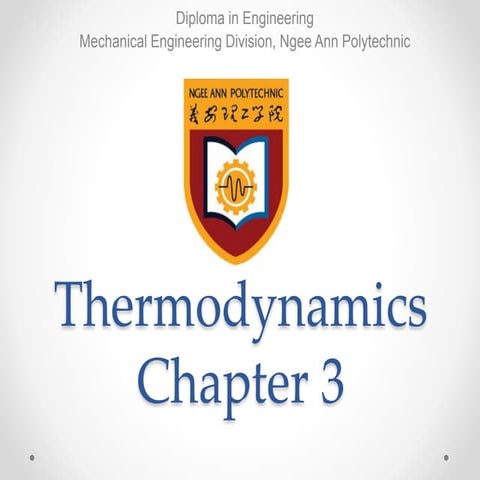 Thermodynamics chapter 3 | PPTX