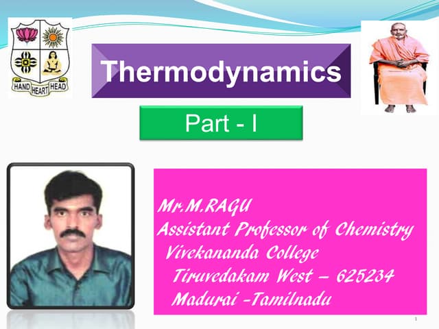 BASIC THERMODYNAMICS | PPT