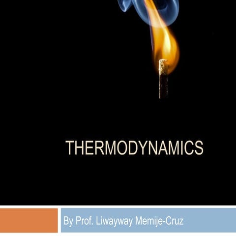 Thermodynamics1 | PPT | Physics | Science