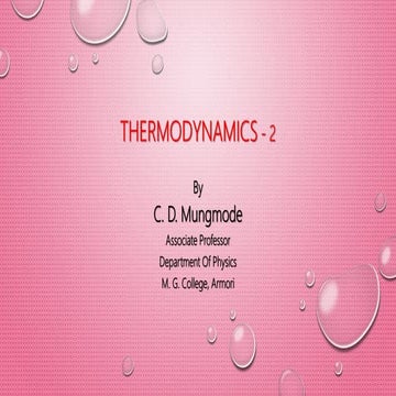 Thermodynamics 2 | PPTX