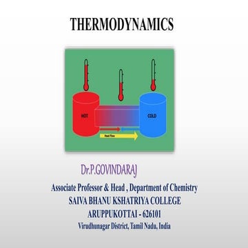 Thermodynamics introduction | PPTX