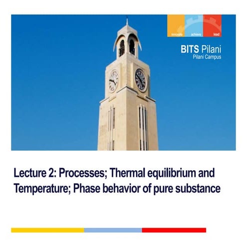 Thermodynamics lecture 2 | PPT