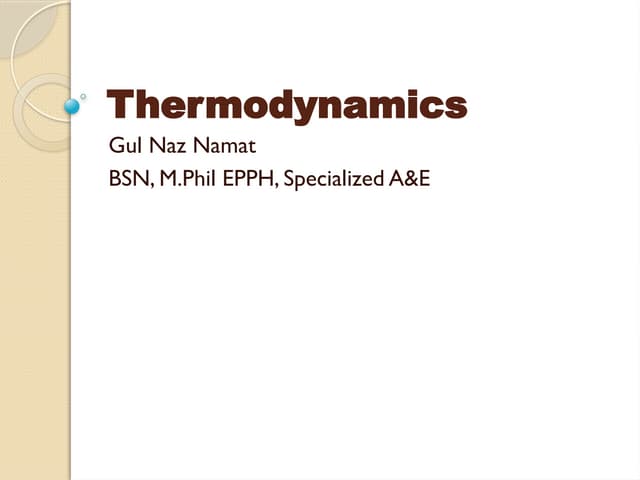 1st AND 2nd ORDER PHASE TRANSITION | PPTX