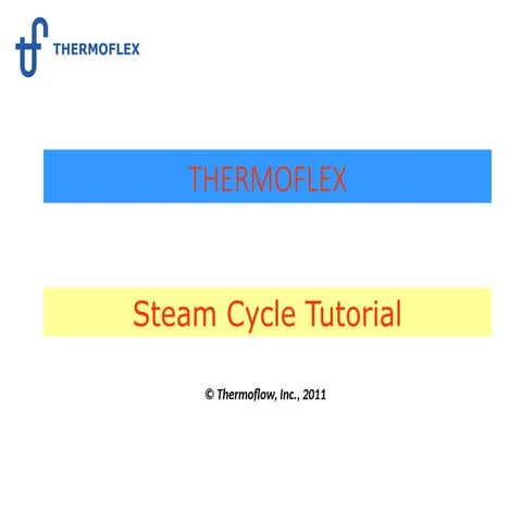 For heal th proposal THERMOFLEX SteamCycle.ppsx