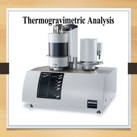 Thermo gravimetric Analysis 2.pdffffffff | PDF