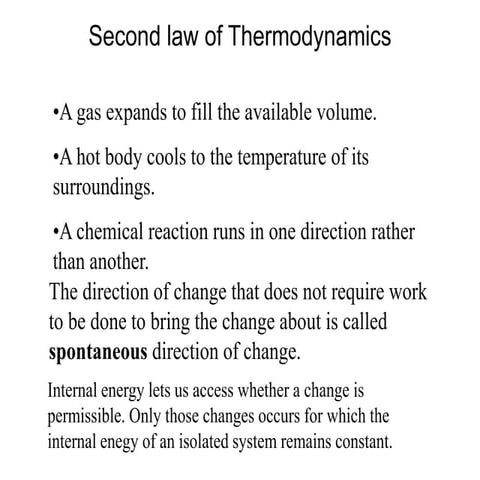 The Second Law of Thermodynamics: Entropy and Heat IV | PPTX