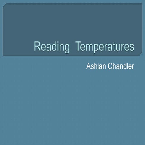 Thermometer pp | PPTX