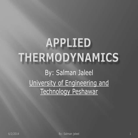 Thermodynamics | PPTX
