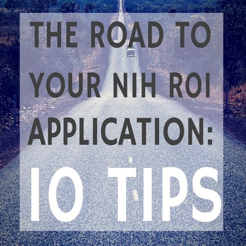 10 NIH R01 Tips | PPT