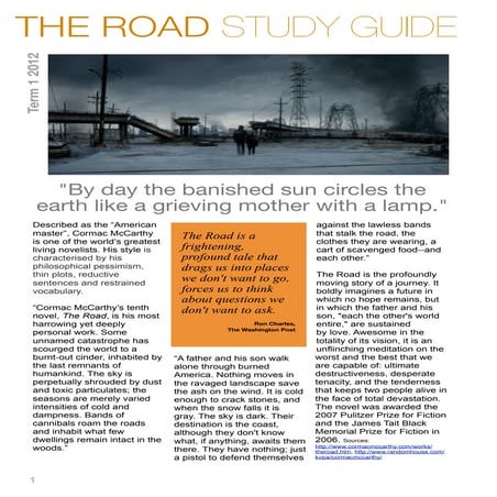 The Road Study Guide | PDF