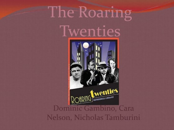 The Roaring 1920’S | PPTX