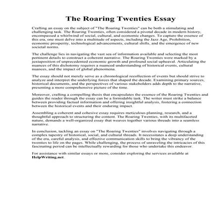 The Roaring Twenties Essay.pdf