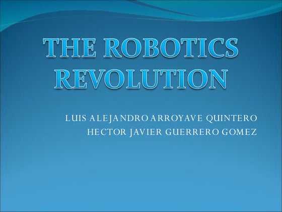 The evolution of robots | PDF | Robotics | Technology & Computing