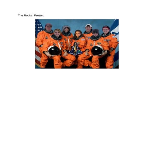 Physics 504 The Rocket Project | PDF