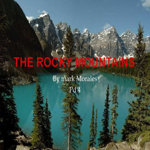 Rocky Mountain Biome | PPTX