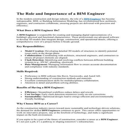 The Role and Importance of a BIM Engineer.pdf