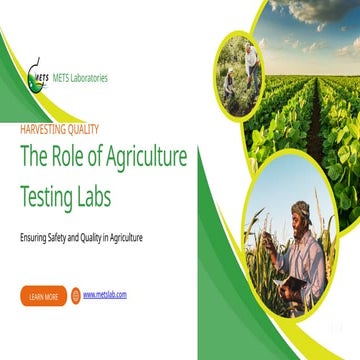 The Role of Agriculture Testing lab.pptx