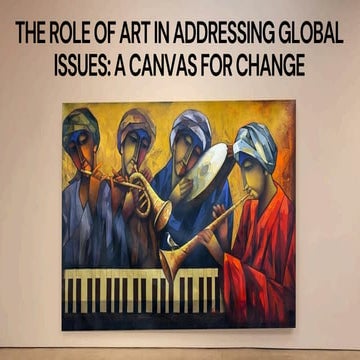 The Role of Art in Addressing Global Issues: A Canvas for Change | PPT