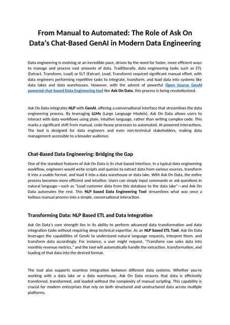 Streamlining Data Loading with Forms Data Loader (FDL) | PDF