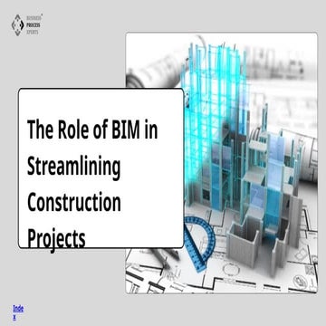 The Role of BIM in Streamlining Modern Construction Projects | PPTX