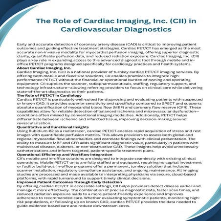 The Role of Cardiac Imaging, Inc. (CII) in Cardiovascular Diagnostics.pdf