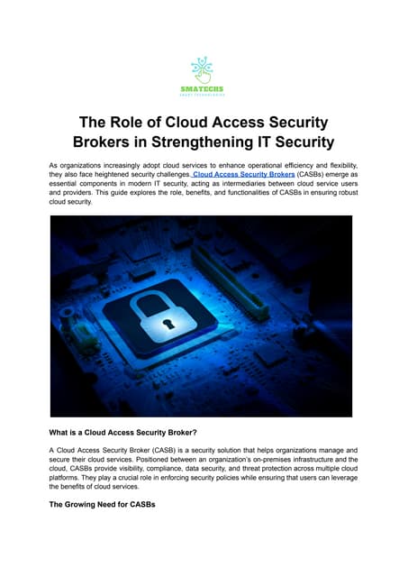 Cloud Access Security Broker | PPT